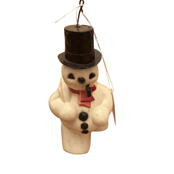 Rosbro | Holiday | Vintage Rosbro Hard Plastic Snowman Wpipe Candy ...